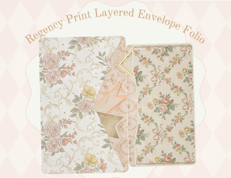 Regency Layered Envelope Folio | Digital Download - Etsy