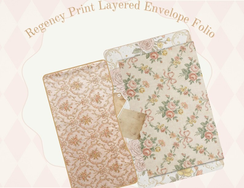 Regency Layered Envelope Folio | Digital Download - Etsy