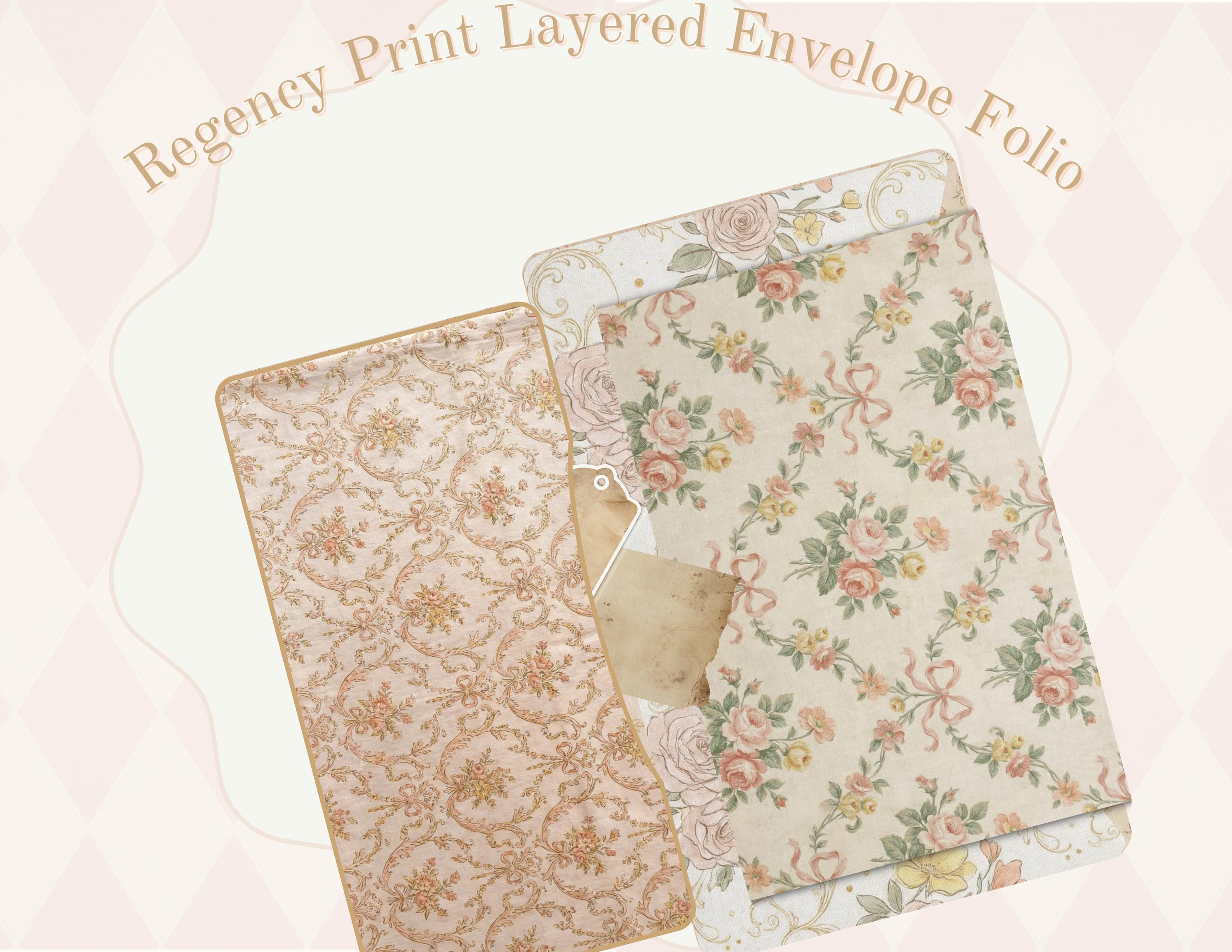 Regency Layered Envelope Folio | Digital Download - Etsy