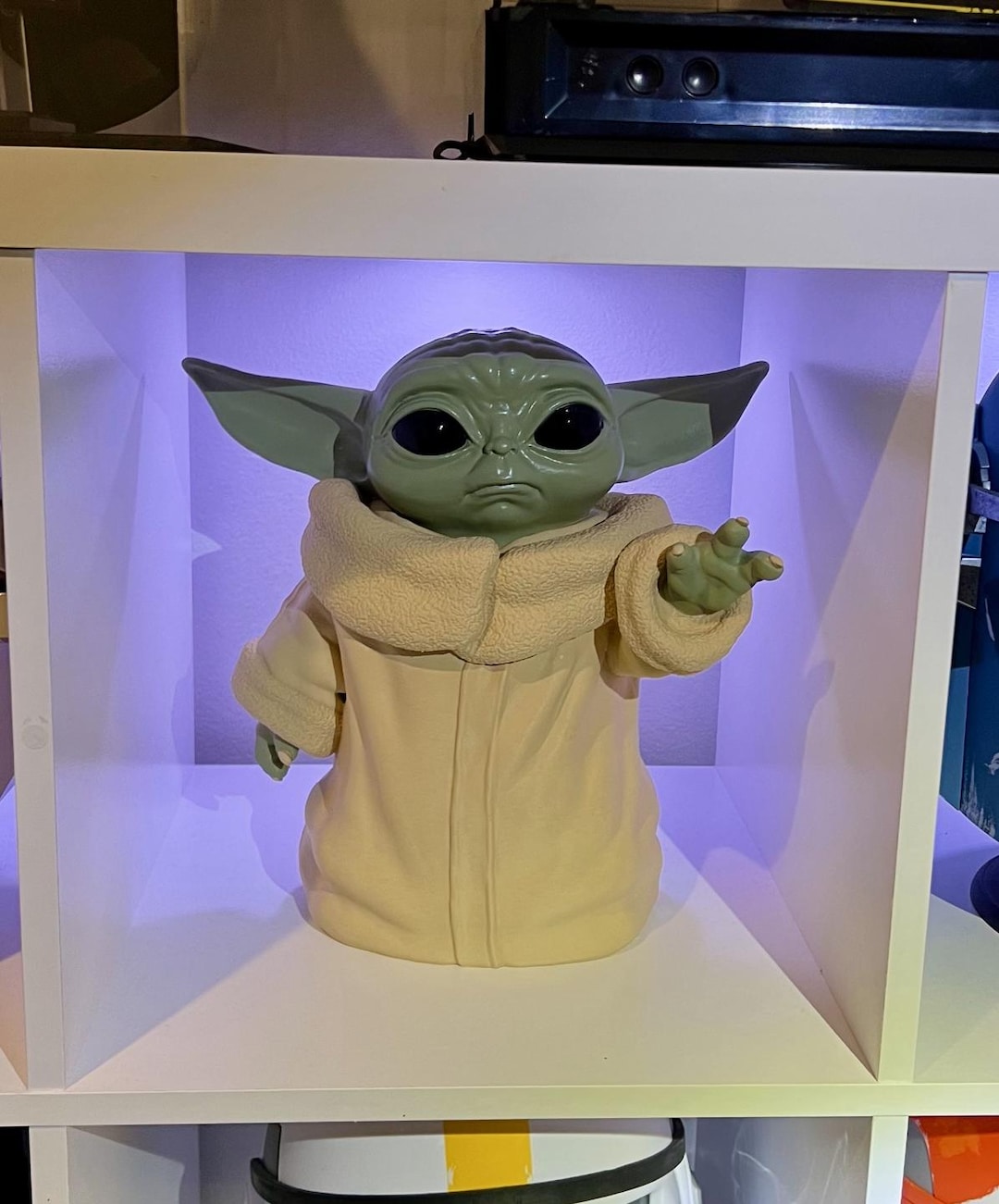 Cute Green Alien Child Figure, 3D Printed Space Sage Statue, Adorable ...
