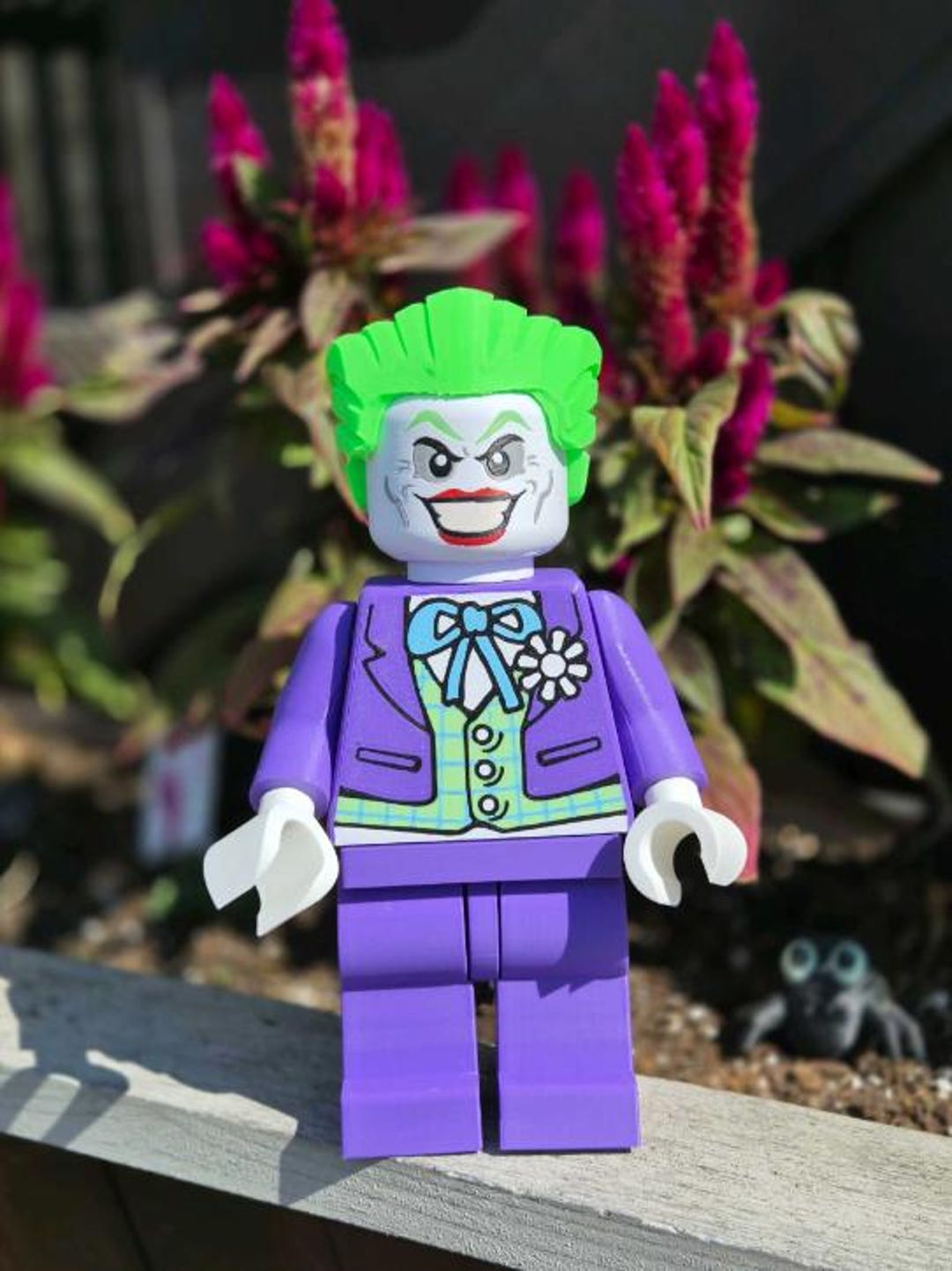Joker Big Figurine, Giant Comic Book Villain Statue, 3D Printed Evil ...