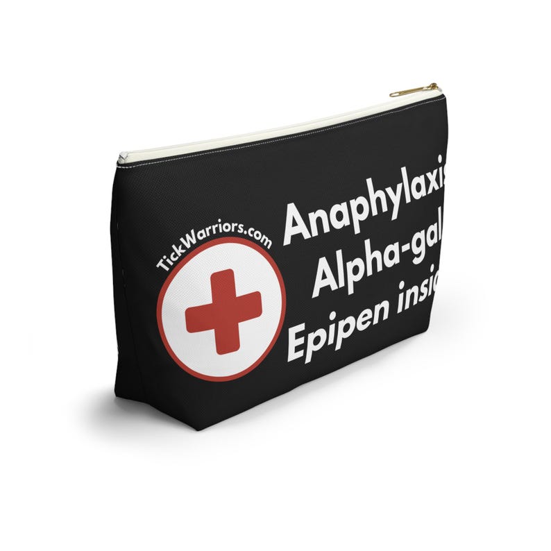 Anaphylaxis Alpha-gal Epipen Inside Pouch, Medical Kit, Allergy Meds ...