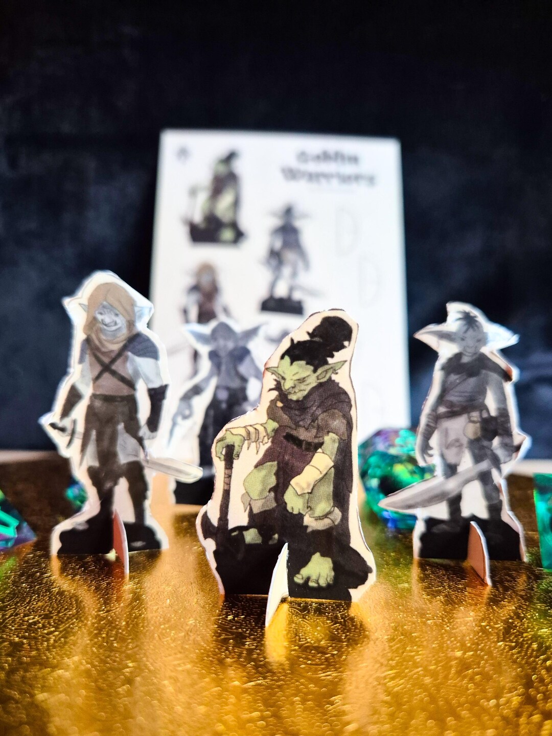 Goblin Warriors Paper Miniatures Kit | DIY TTRPG Enemy Set | D&D Combat ...