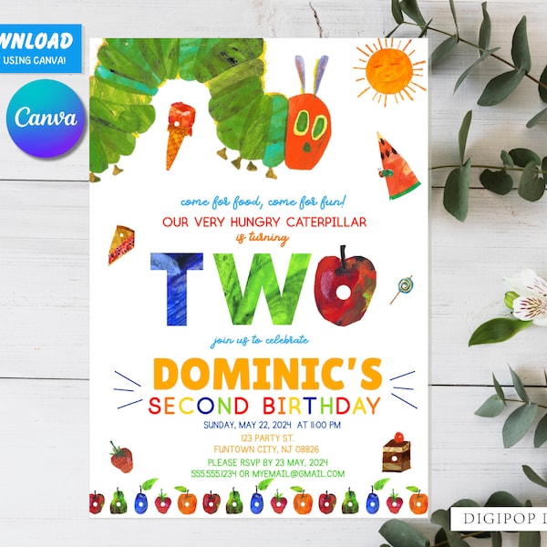 Very Hungry Caterpillar Birthday - Etsy