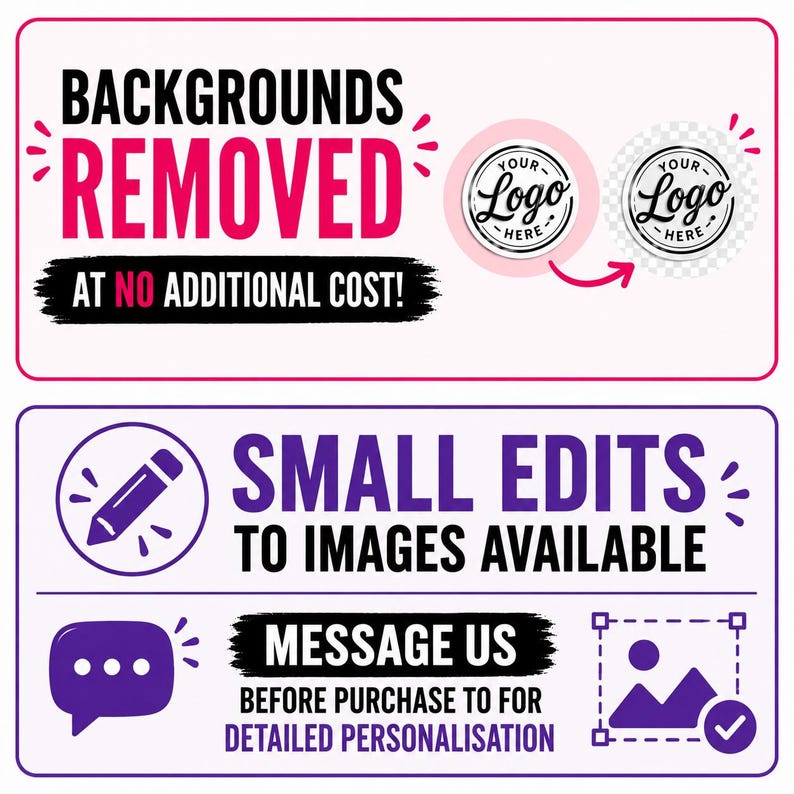 Custom Logo UV DTF Stickers for Personalisation & Packaging ...