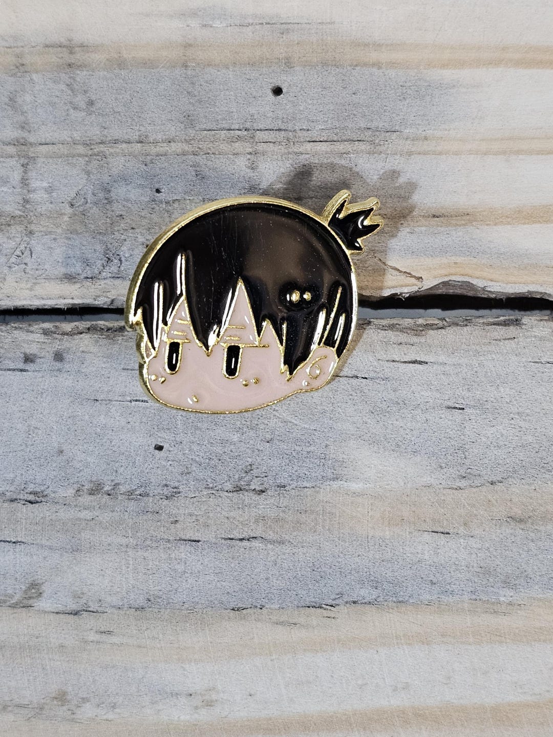 Aki Chain Inspired Enamel Pin Custom - Etsy