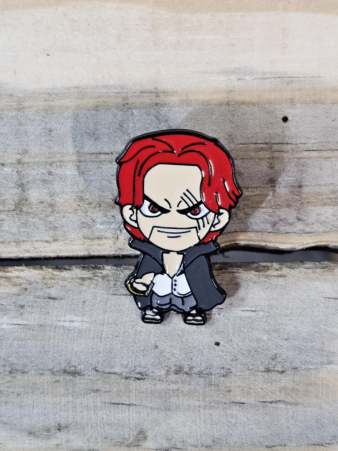 Red Hair O P Inspired Enamel Pin Custom - Etsy
