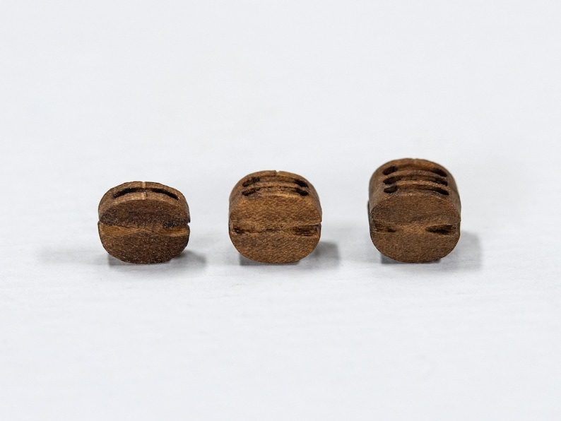 Pear Wood Model Ship Rigging Blocks: Single/double/triple Sheave (10 ...