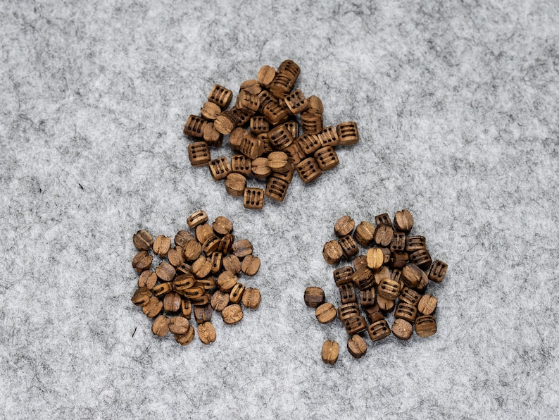 Pear Wood Model Ship Rigging Blocks: Single/double/triple Sheave (10 ...