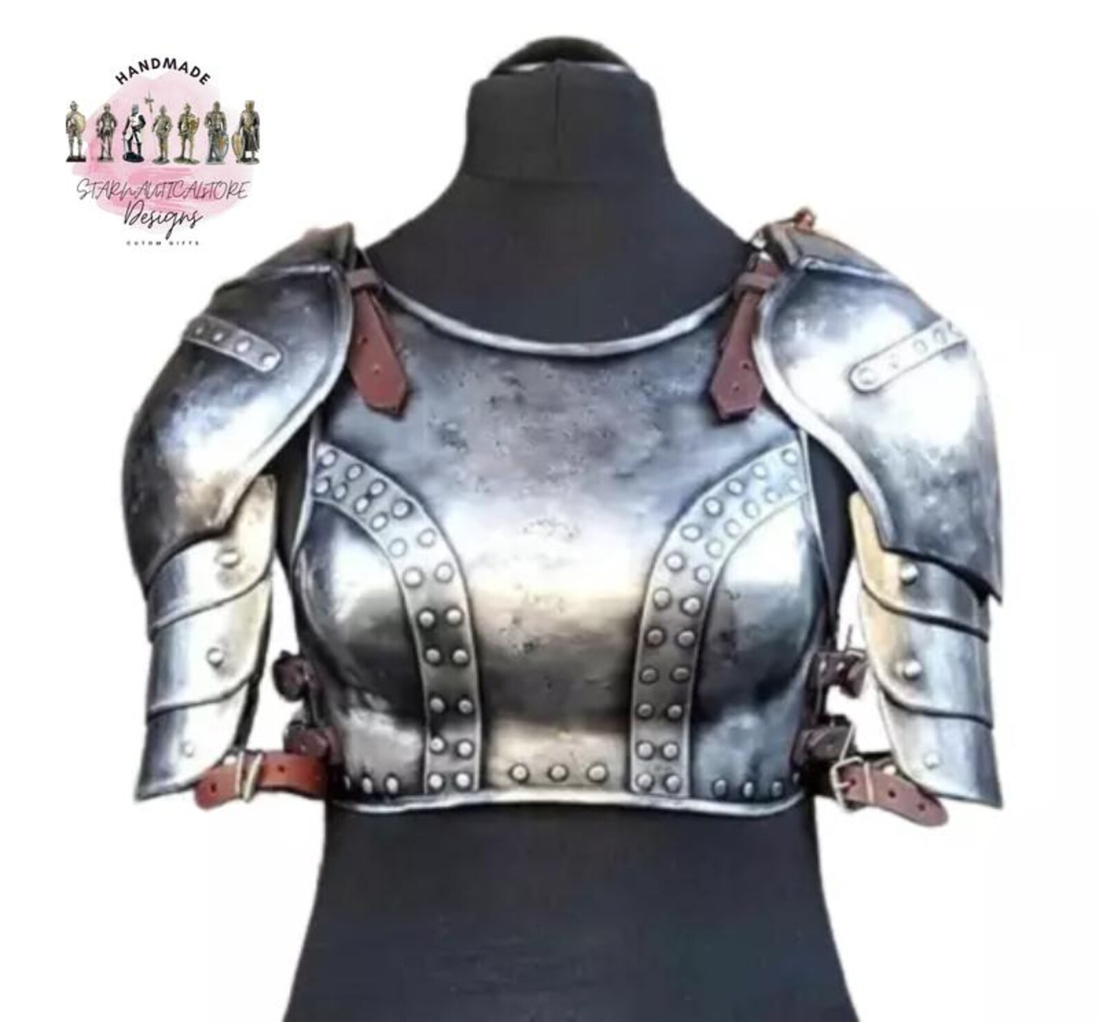 Ciri Witcher Armor Set - Zireael Cuirass, Pauldrons & Shoulder Armor ...