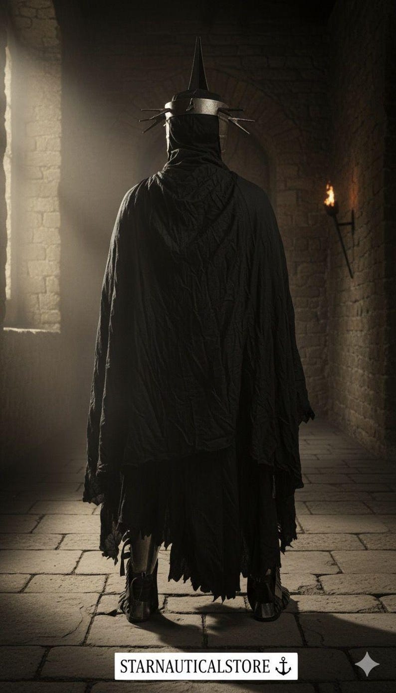 Nazgul Ringwraith Full Costume Set | Witch King of Angmar Cosplay Armor ...