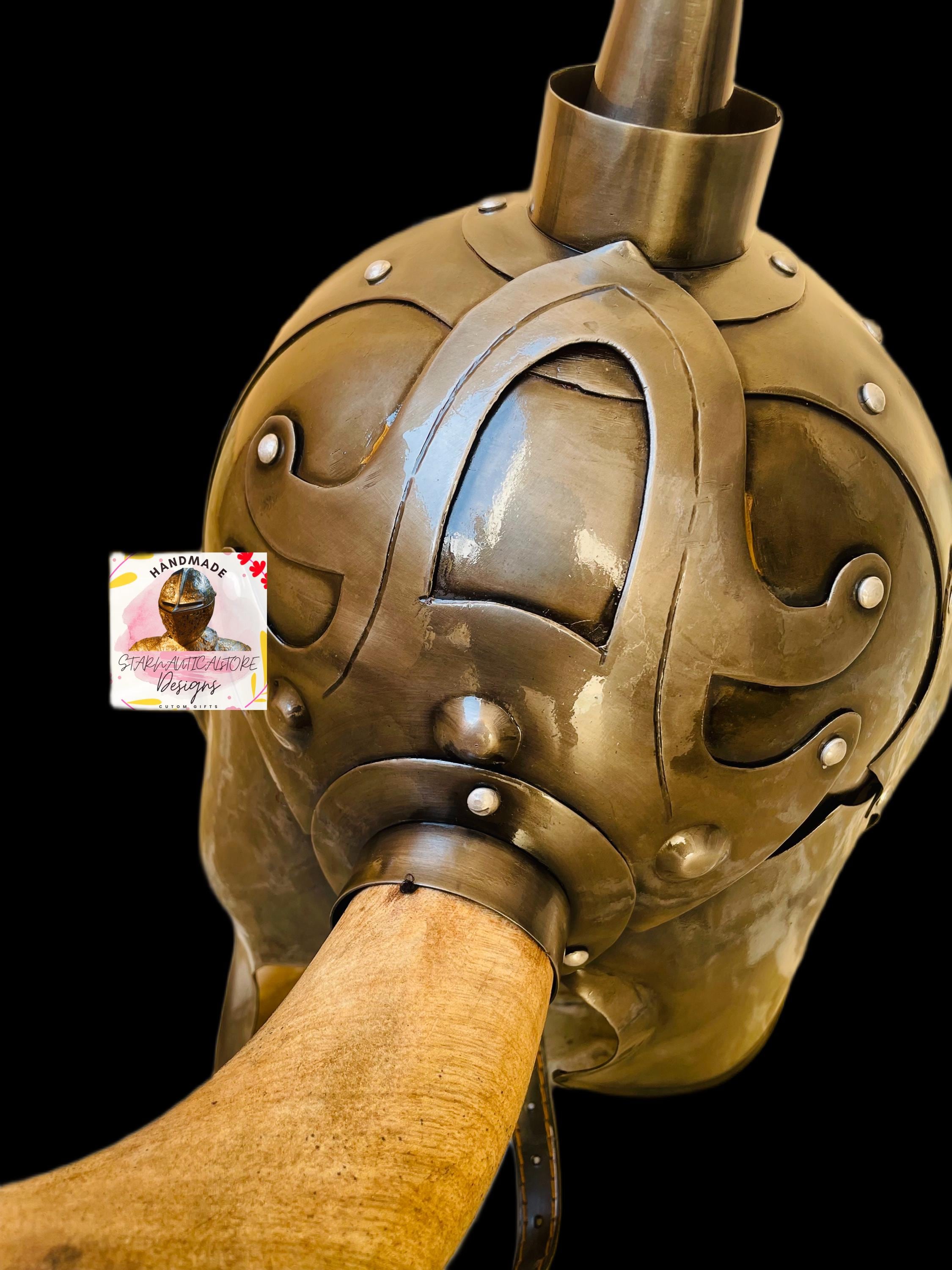 Medieval Death Dealer Frazetta Helmet Metal Steel With Liner and Chin ...