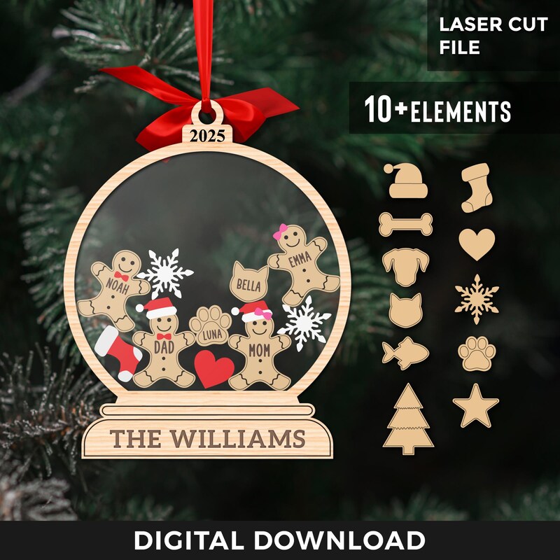 Snow Man Xmas Ornament - Etsy