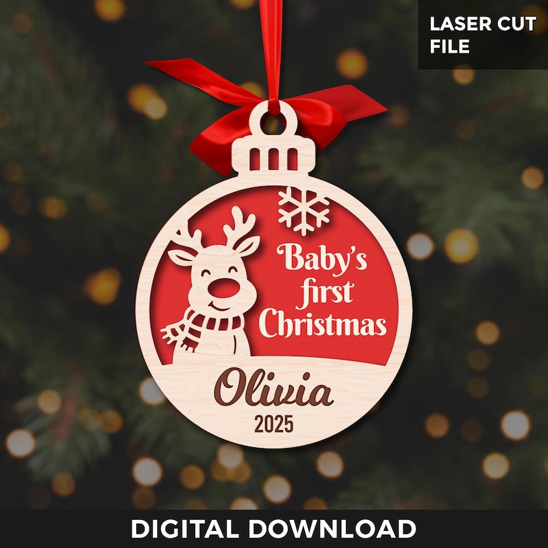 Christmas Cute Bauble - Etsy