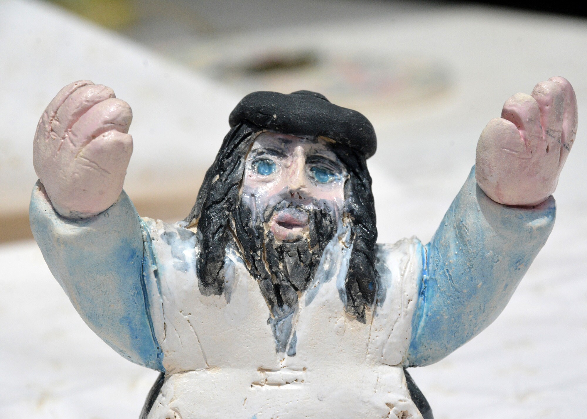 Judaica. Jewish Man Praying. Ceramic Figurine Home Decor Gift From ...