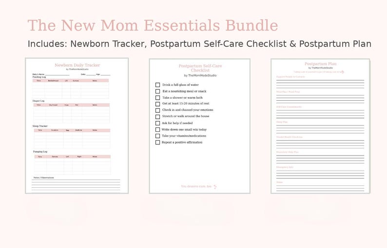 Newborn Daily Tracker | Printable Baby Schedule | Feeding, Sleep ...