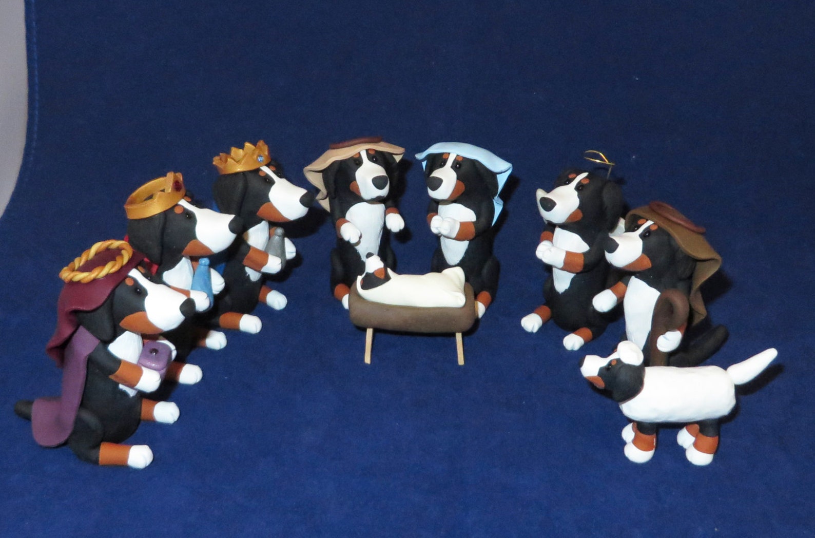 Custom/made to Order 9-piece Dog Breed Nativity Set - Etsy