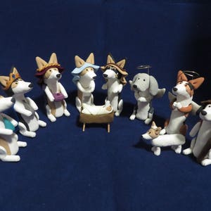 Custom/made to Order 9-piece Dog Breed Nativity Set - Etsy