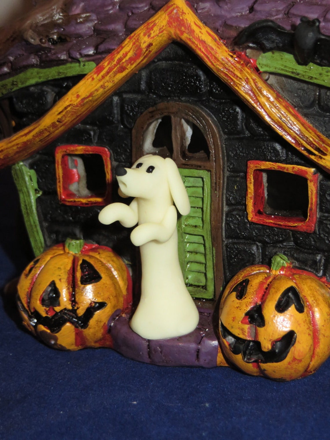 Custom/made to Order Haunted House With Your Spooky Dog Out | Etsy