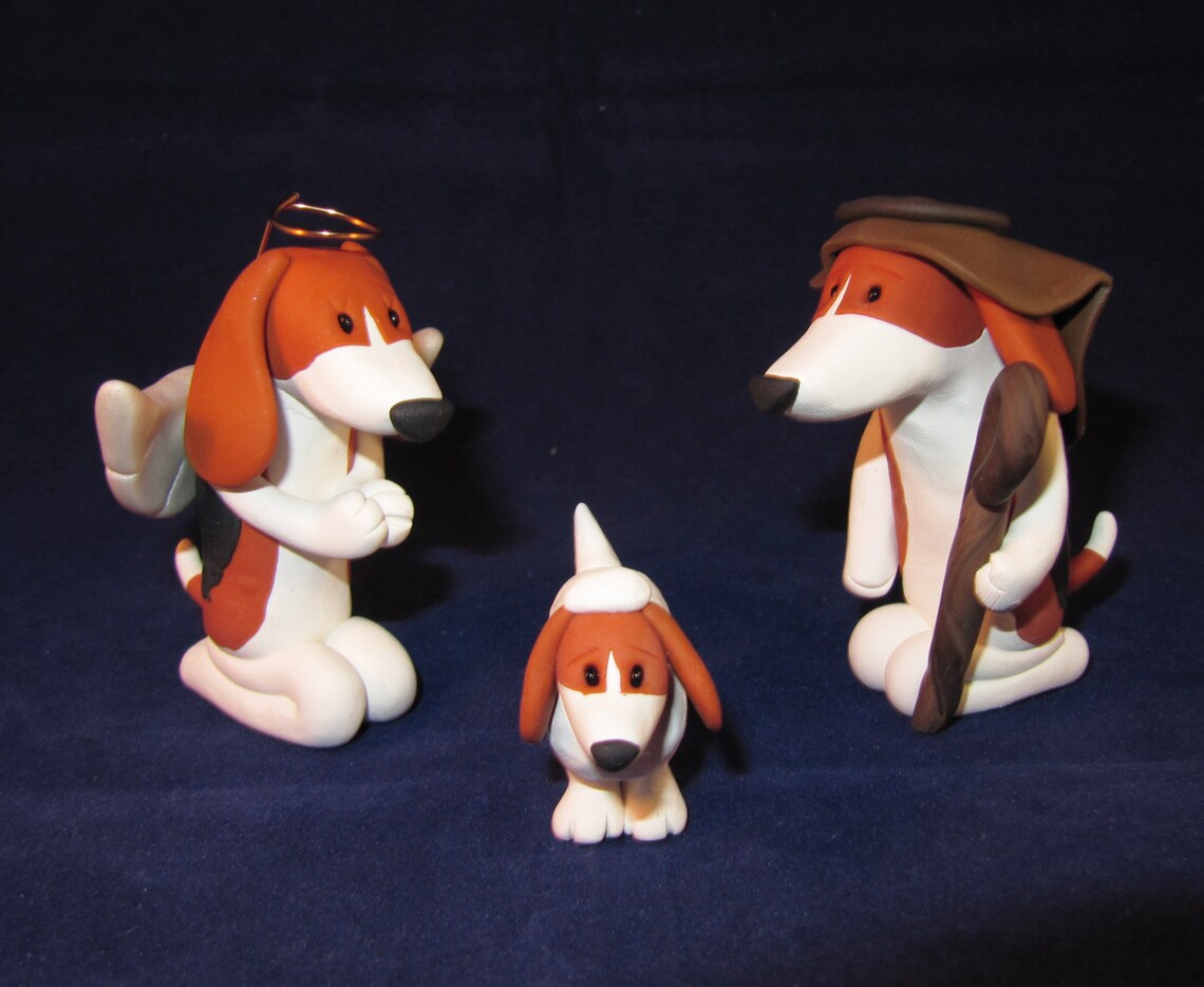 Custom/made to Order 9-piece Dog Breed Nativity Set - Etsy