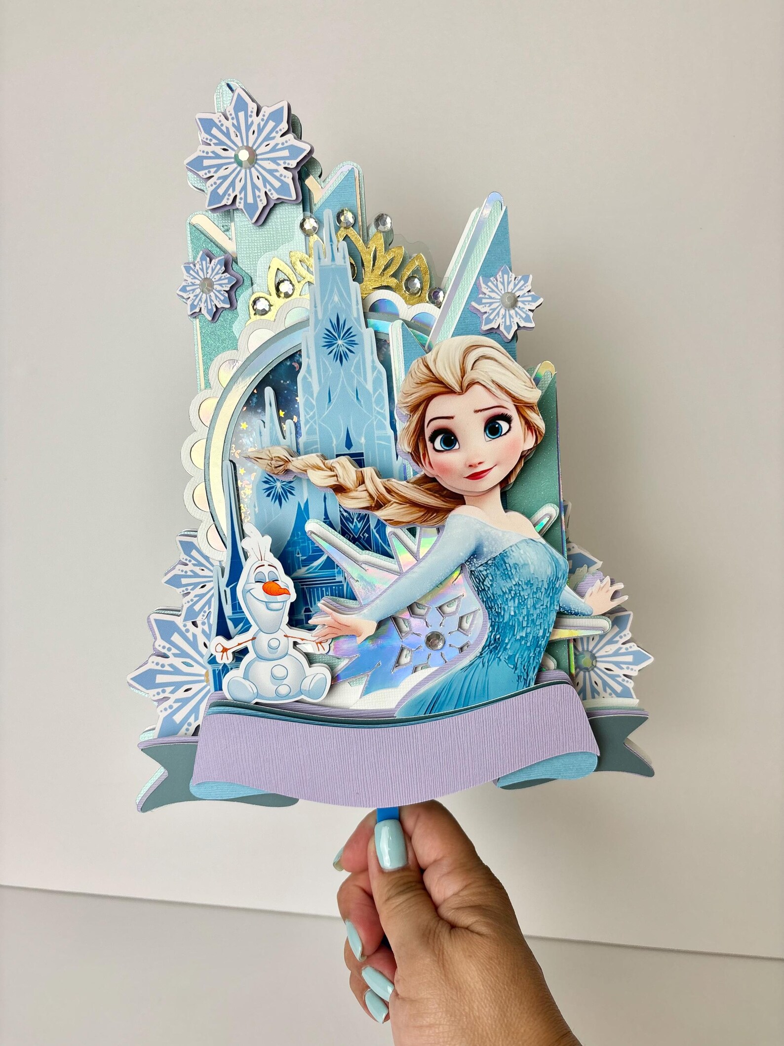 Personalized Frozen Inspired Cake Topper - Etsy