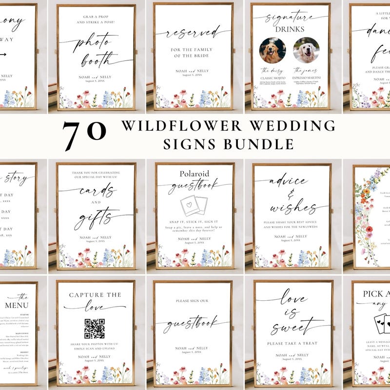 Outdoor Wildflower Signs - Etsy