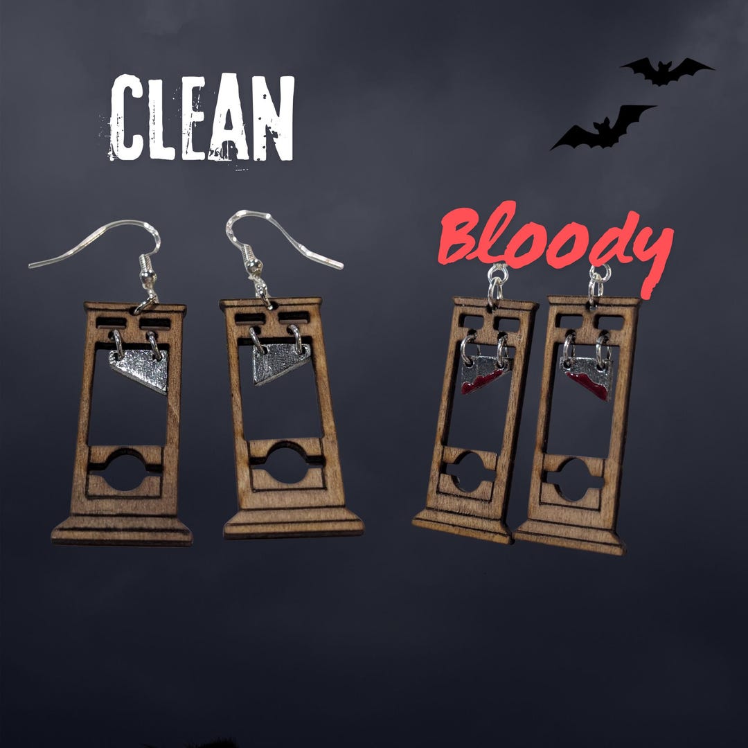 Guillotine Earrings - Etsy
