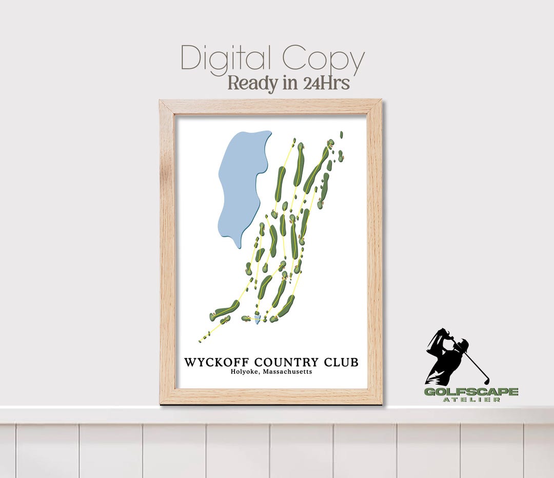 Wyckoff Country Club | Holyoke, Massachusetts | Printable Golf Art for ...