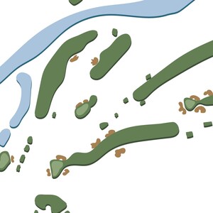 Custom 9 Holes Golf Course Map | Sweetens Cove Golf Club | Printable ...