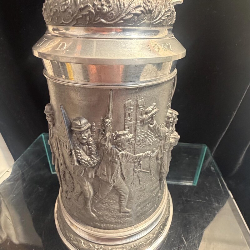 Pewter Bavarian Stein - Etsy