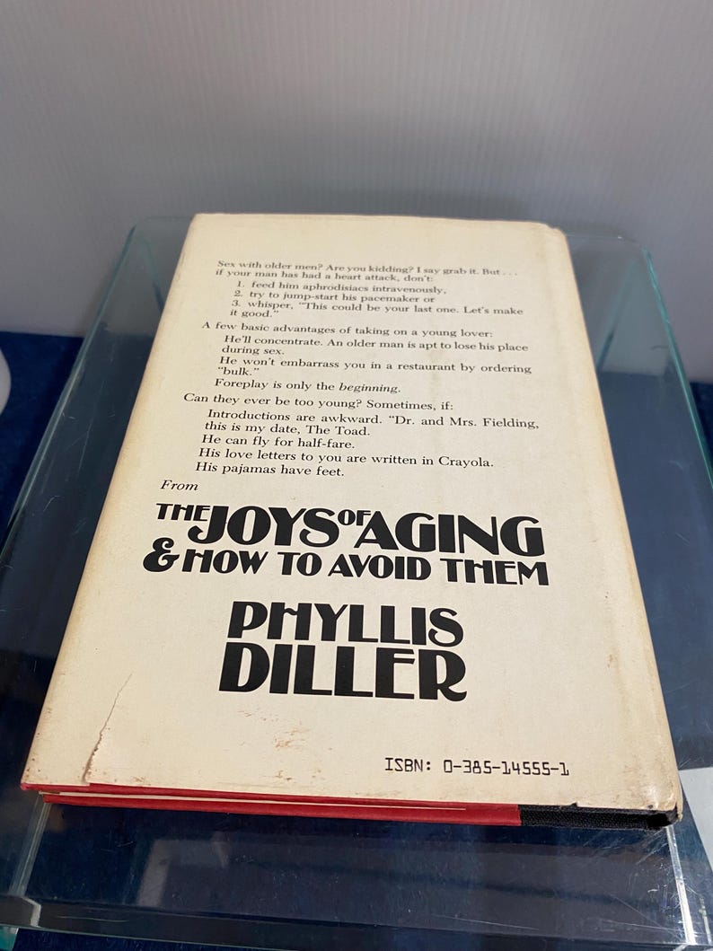 Phyllis Diller the Joys of Aging Signed Book + Signed Photo & Thank You ...