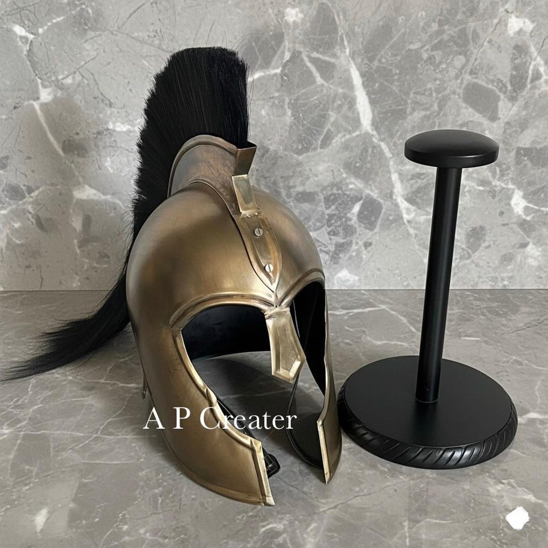 Greek Achilles Troy Helmet | Troy Movie Trojan Helmet for Role Play ...