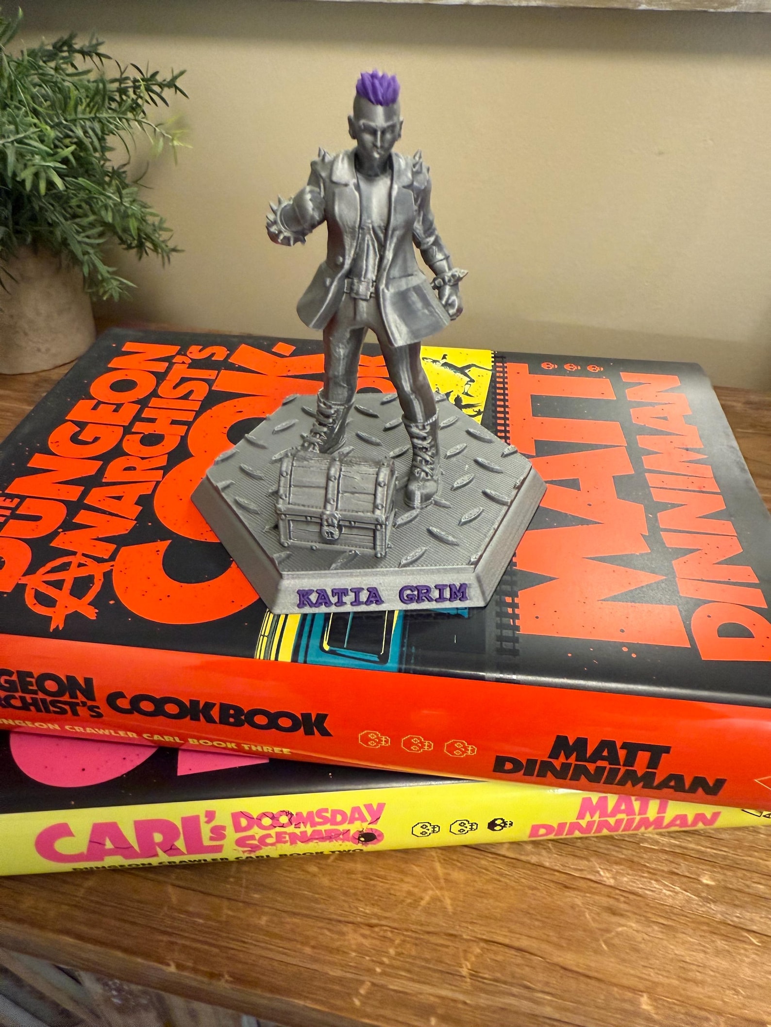 3D Printed Katia Grim Figurine | Dungeon Crawler Carl - Etsy