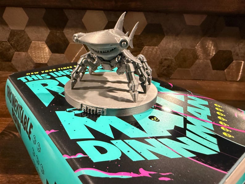Dungeon Crawler Carl Jamal Figurine – 3D Printed Hammerhead Shark on ...