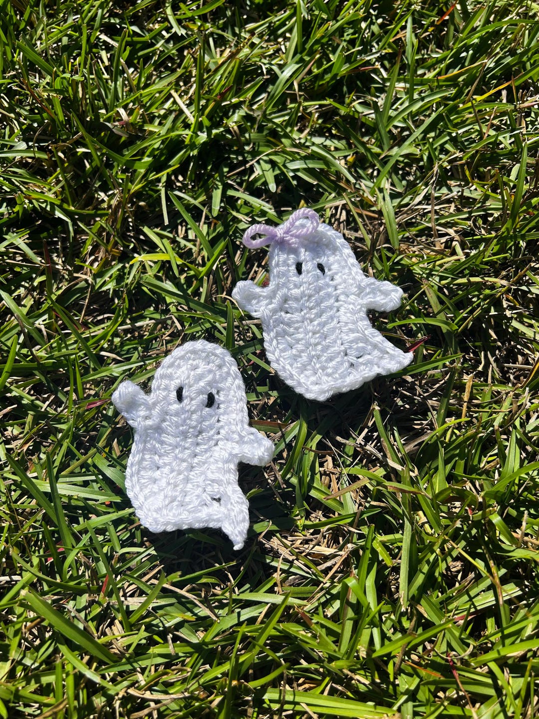 Crochet Ghost Applique Pattern: Easy Halloween Decor (PDF Download) - Etsy