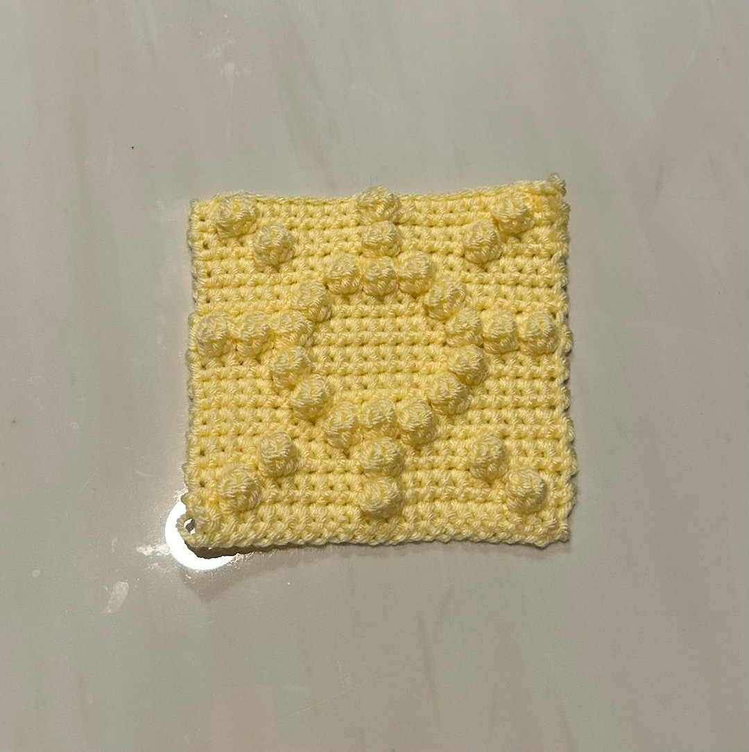Crochet Bobble Sun Granny Square Pattern: Beginner-friendly PDF ...