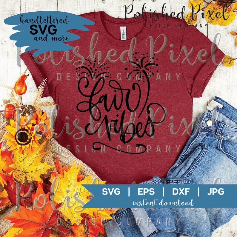 Fair Vibes SVG, Fair Vibes Shirt SVG, Fall Sayings SVG, Cricut and ...