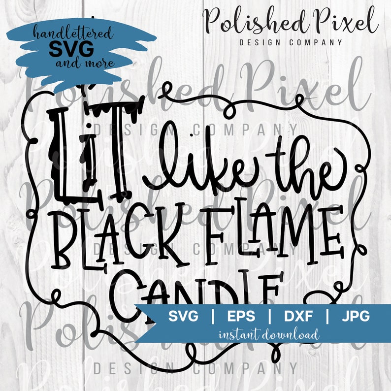 Hocus Pocus SVG, Lit Like the Black Flame Candle SVG, Happy Halloween ...