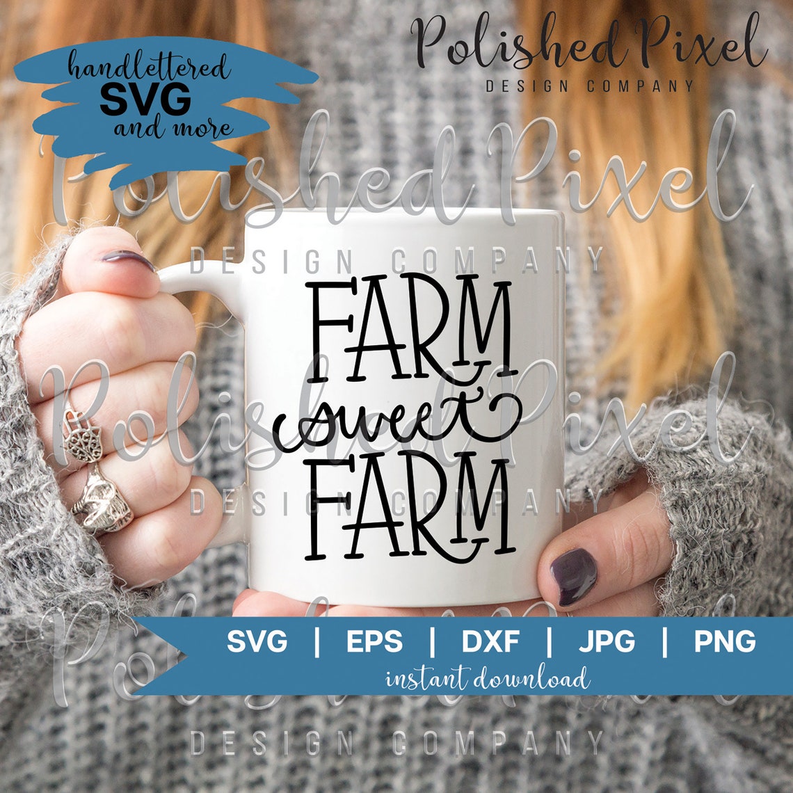 Farm Sweet Farm SVG Farmhouse Decor SVG Farm Life SVG | Etsy