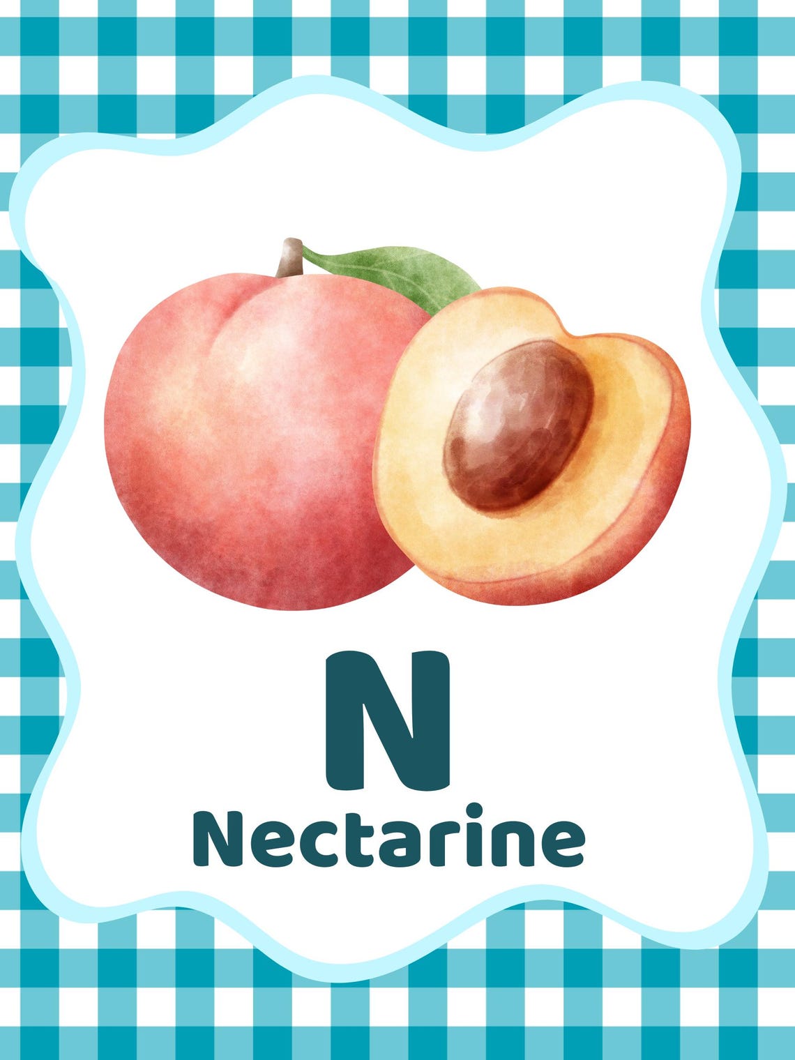 A–Z Fruit Alphabet Poster - Etsy