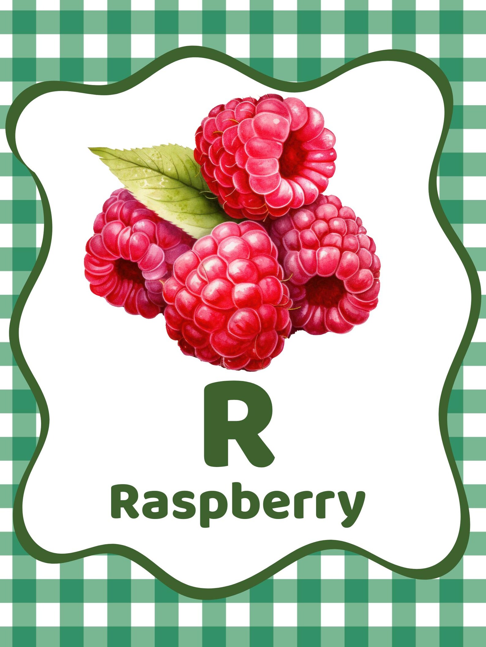 A–Z Fruit Alphabet Poster - Etsy