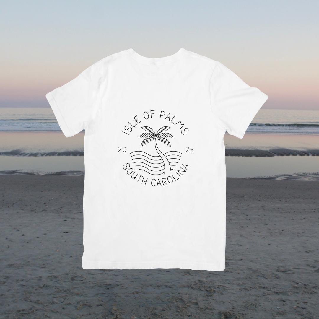 Isle of Palms SVG: Palm Tree Cut File for Cricut & Silhouette (digital ...