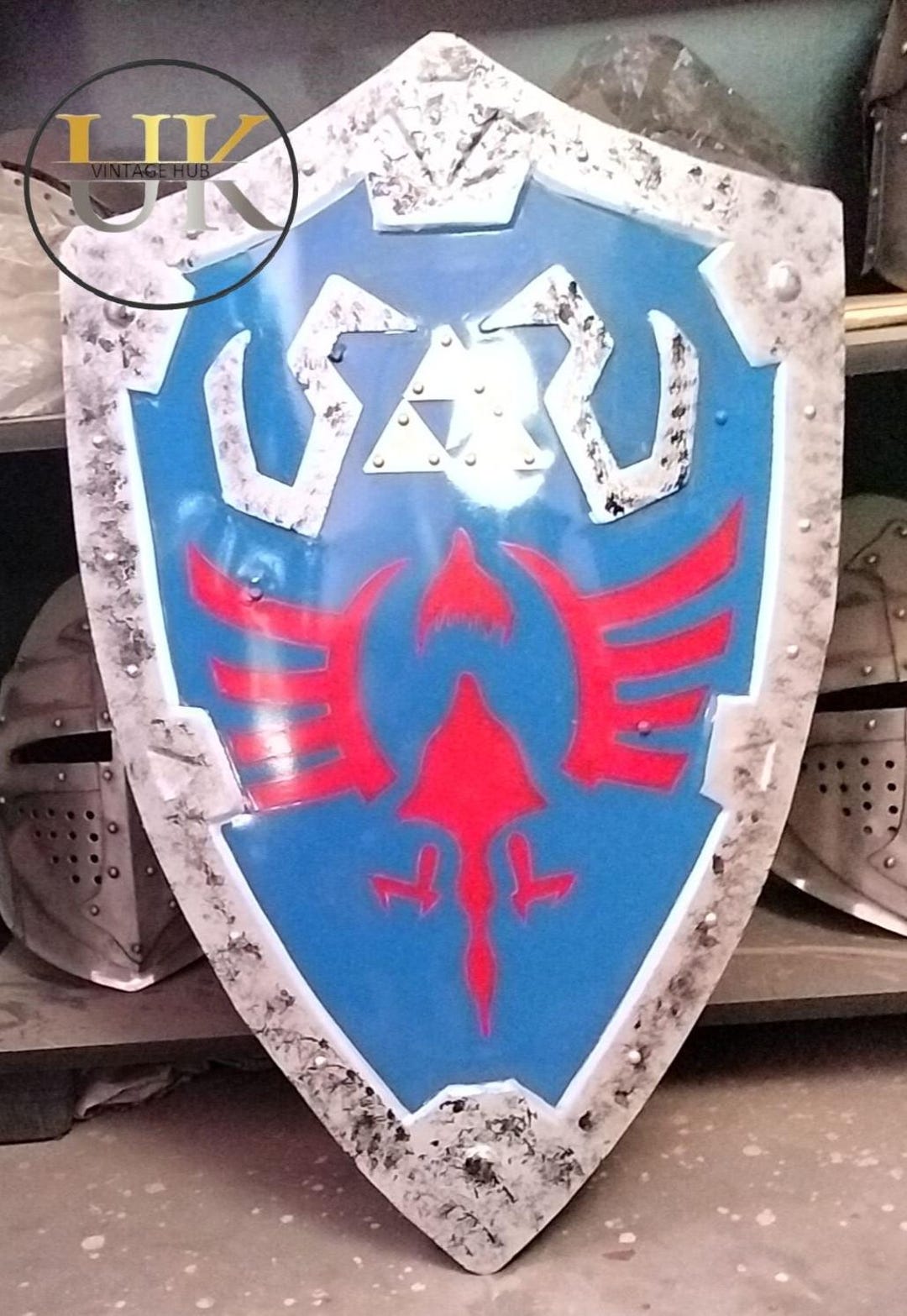 Fantasy Full Size Link Hylian Zelda Shield With Grip & Handle | Marvel Legends Captain America ...
