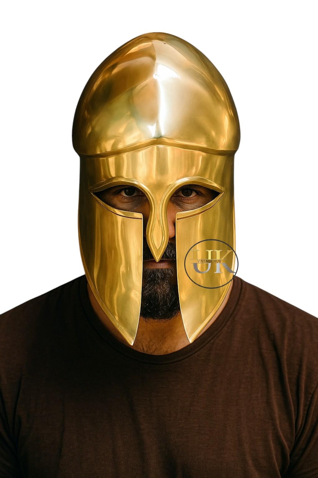 Handmade Steel Corinthian Helmet: Medieval Knight LARP Armor - Etsy