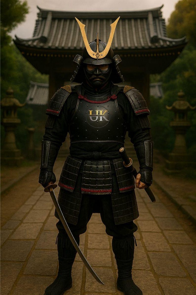 Black Samurai Armor: Wearable Sengoku Period Japanese Armor - Etsy
