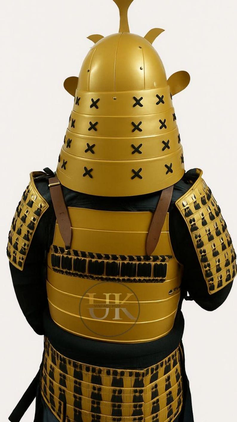Wearable Sengoku Samurai Armor: Functional Iron & Silk Rüstung - Golden ...