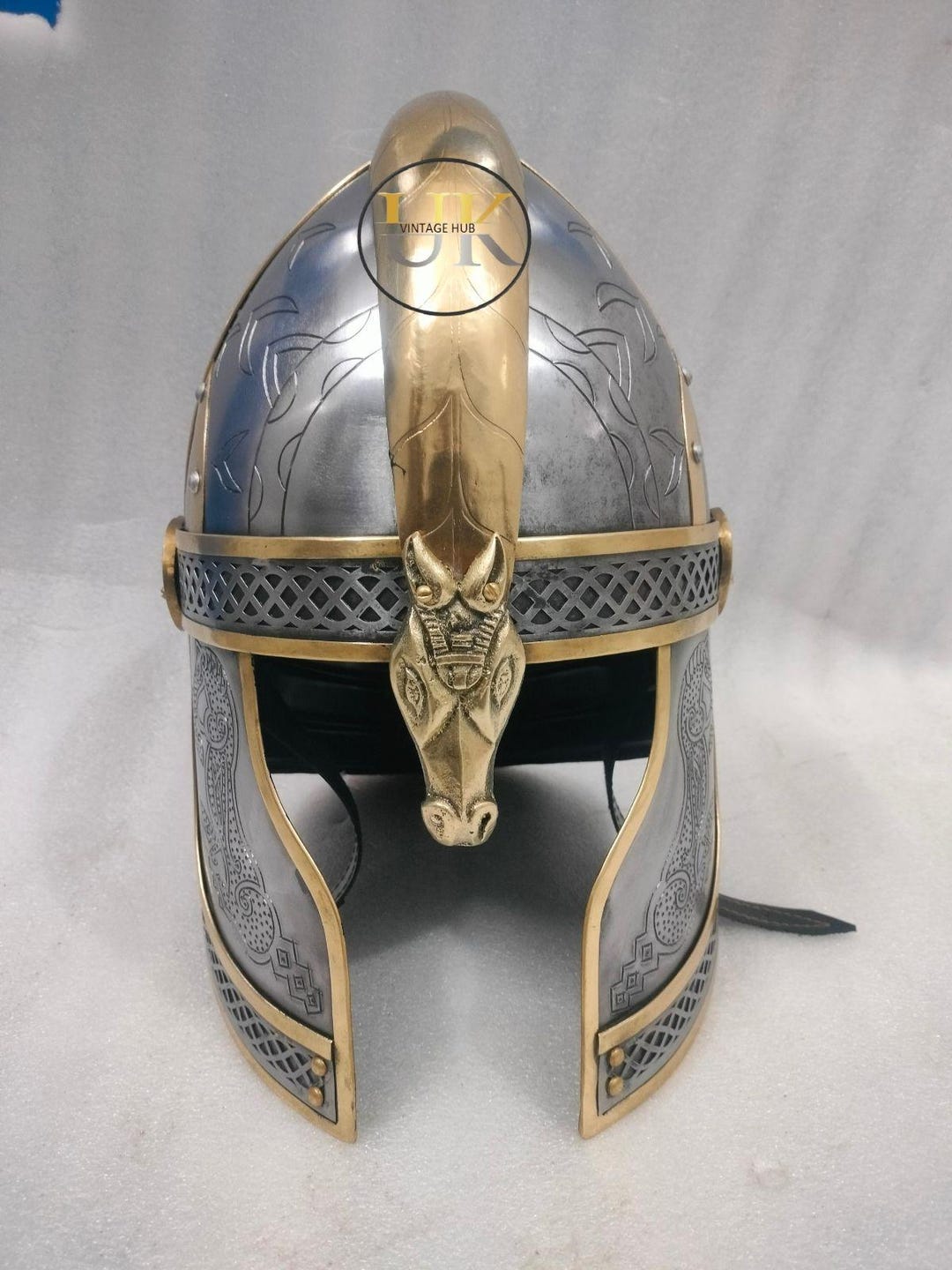 Helm of Eomer Lord of the Rings Full Scale Prop Replica Costume Helmet ...