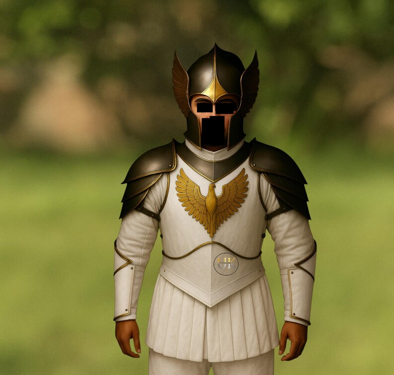 Medieval Knight Cuirass With Helmet: Steel LARP Cosplay Armor - Etsy