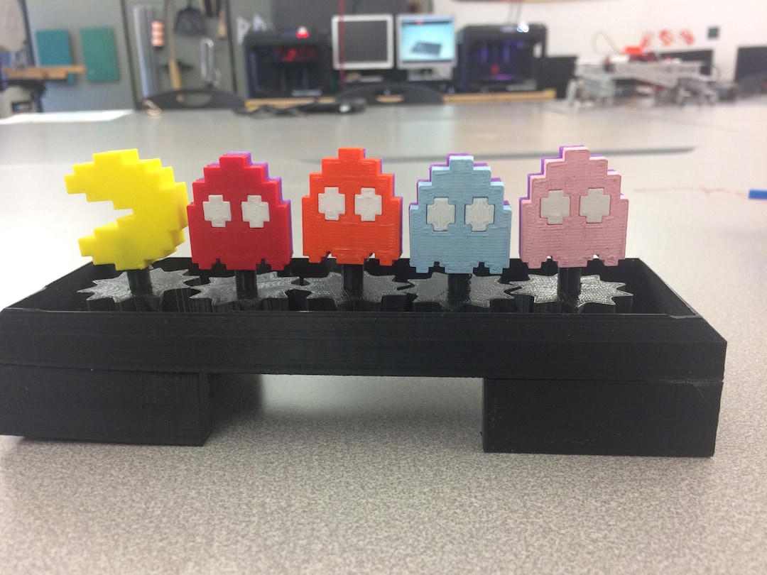Pac-man Desk Toy | Mechanical Machine | Desk Toy | Retro Gaming - Etsy