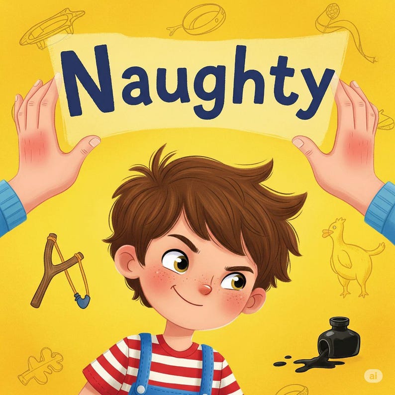 Naughty | Kids Story Book PDF, Digital Children's Book, Moral Lesson ...